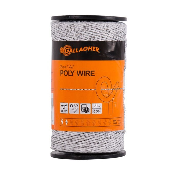 Wire Poly Wht 6ss 200m – Gallagher South Africa Online Store